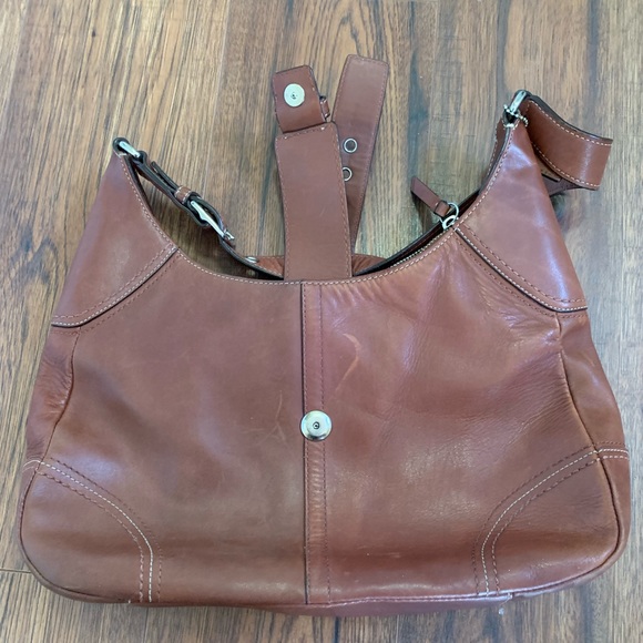 Coach | Bags | Vintage Coach Purse Light Brown Leather F820f2601 | Poshmark